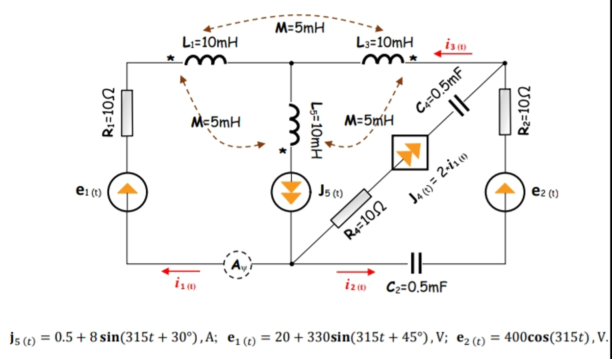 Solved Analyze the electrical circuit given below, using the | Chegg.com