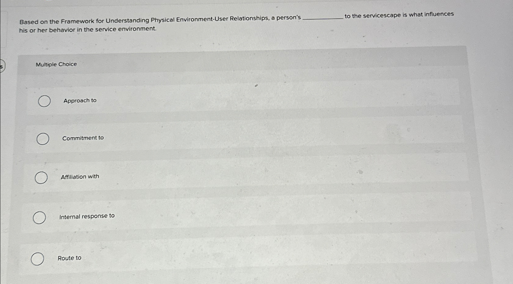 Solved Based on the Framework for Understanding Physical | Chegg.com
