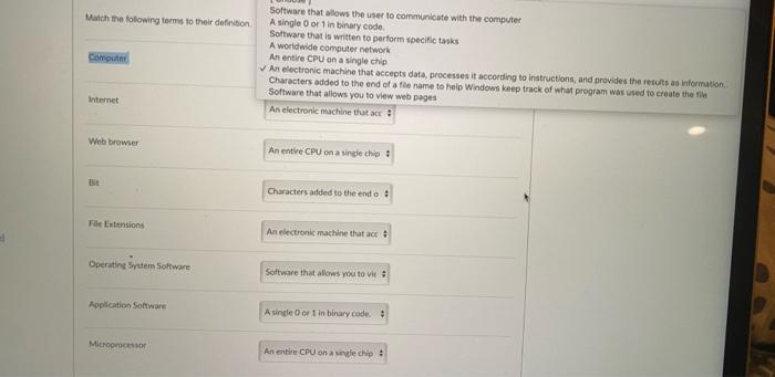 Solved Soltware that allows the user to communicate with the | Chegg.com