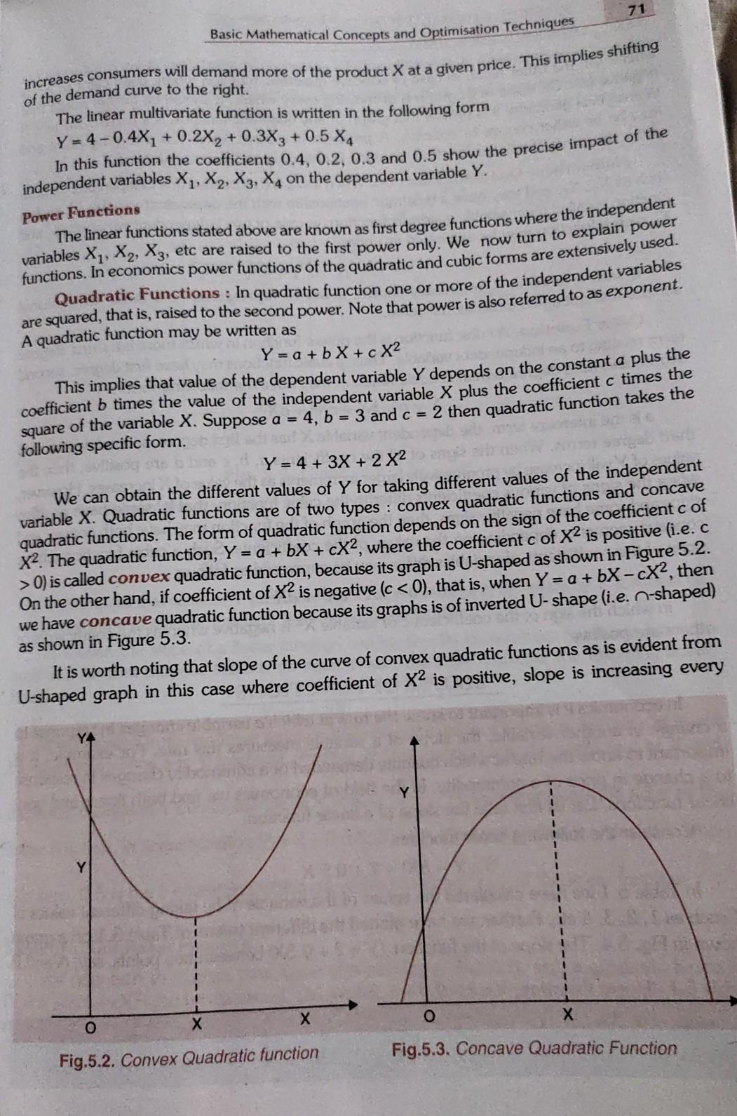 Solved 71 Basic Mathematical Concepts and Optimisation | Chegg.com