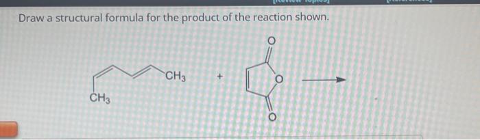 Draw a structural formula for the product of the | Chegg.com