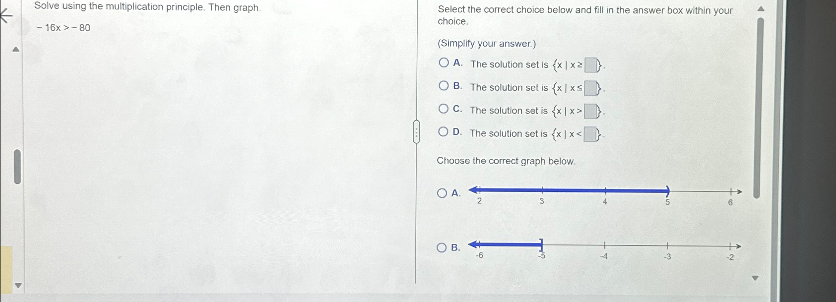Solved Solve using the multiplication principle. Then | Chegg.com