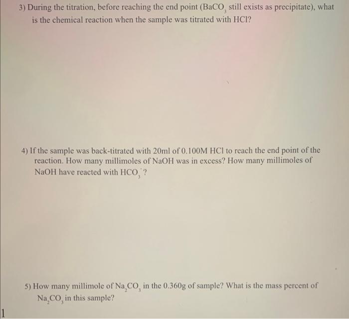 Solved A sample of 0.72g contains only NaHCO3 and Na2CO3, | Chegg.com