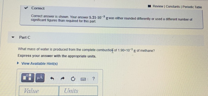 Solved Correct Review Constants Periodic Table Correct | Chegg.com