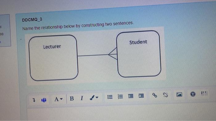 Solved DDCMQ 3 Nama the relationship below by constructing | Chegg.com