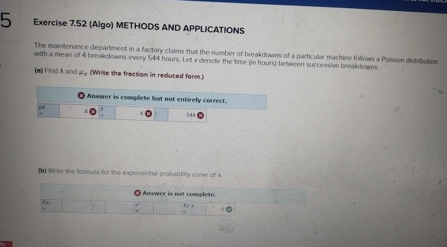 Solved Exercise 7.52 (Algo) ﻿METHODS AND APPLICATIONSThe | Chegg.com