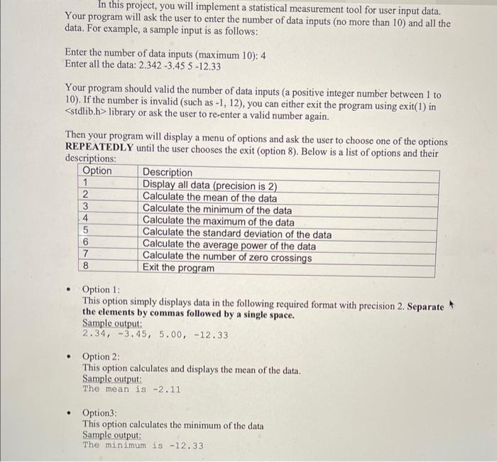 Solved In this project, you will implement a statistical | Chegg.com