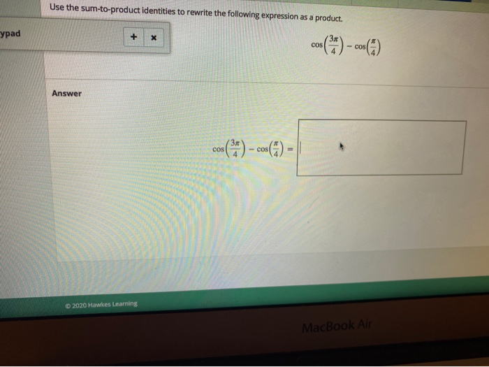 Solved Use The Sum to product Identities To Rewrite The Chegg Solved Use The Sum to product Identities To Rewrite The Chegg
