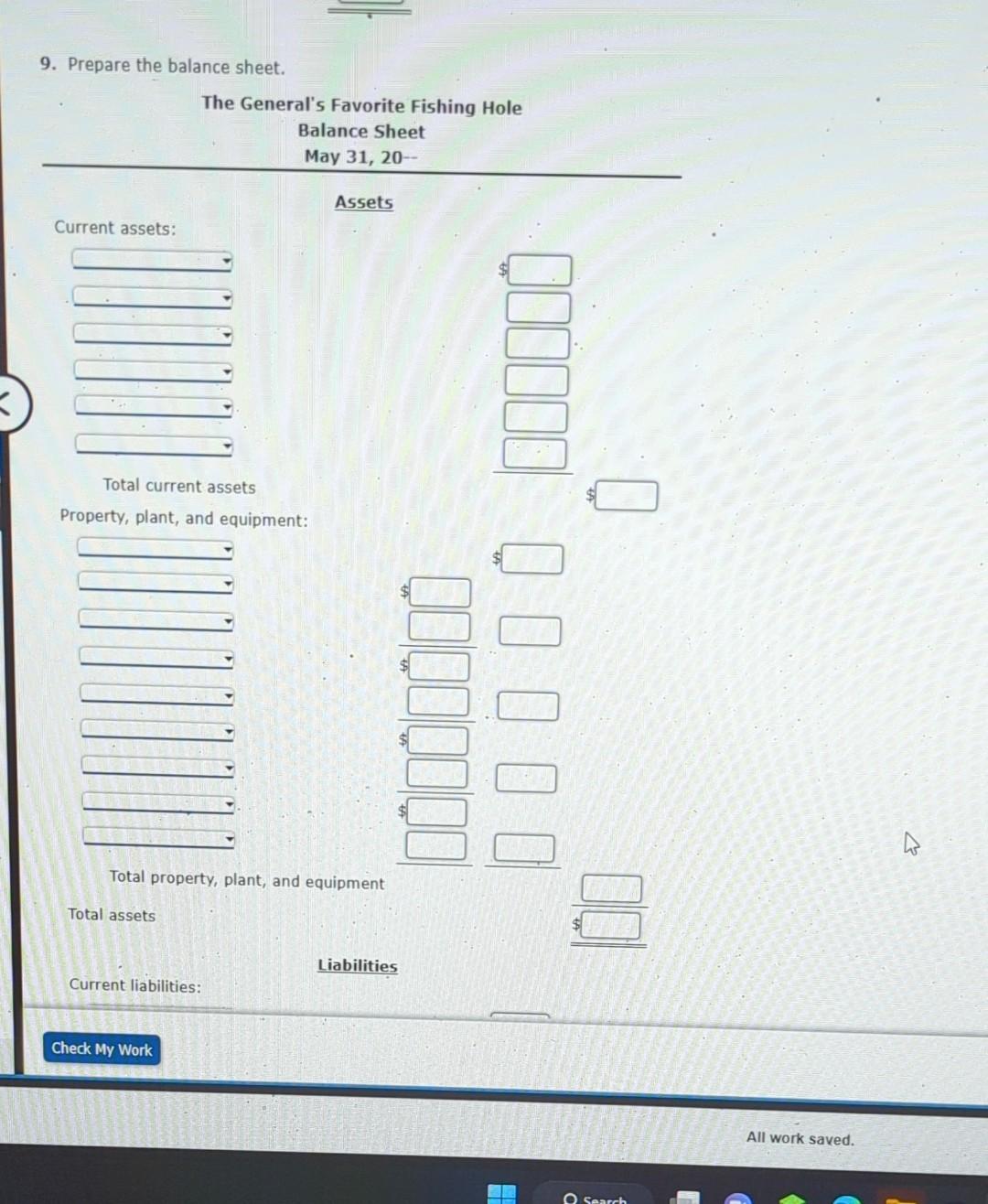 Solved The general ledgers and worksheet for The General's | Chegg.com