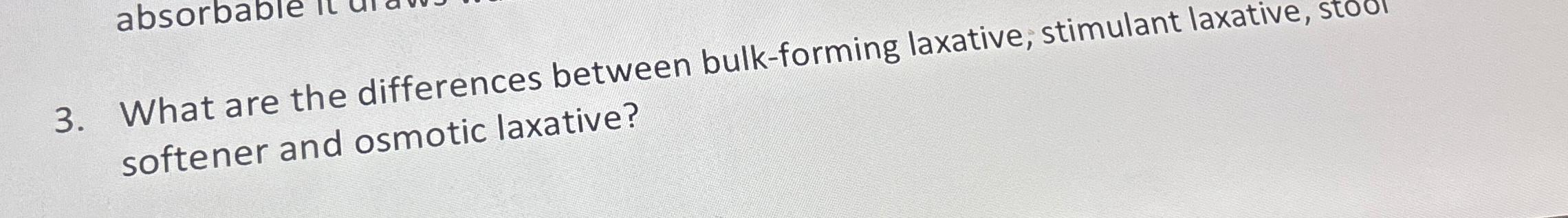Solved What are the differences between bulk-forming | Chegg.com