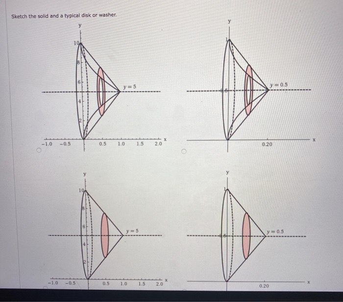 Solved this is all one question! find volume and sketch | Chegg.com