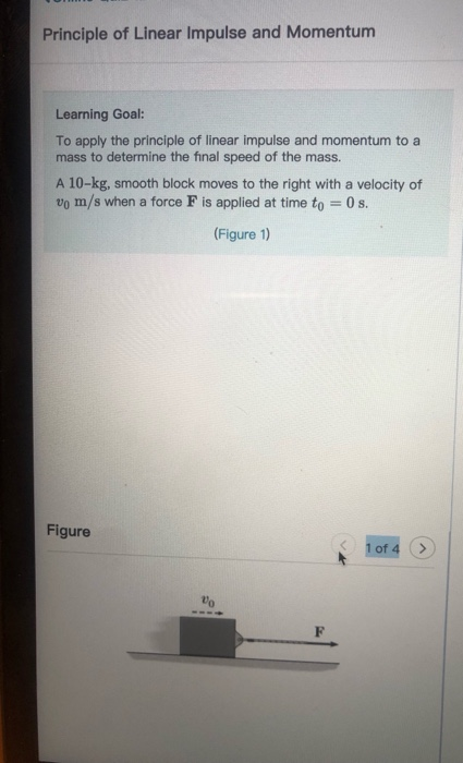 Solved Principle of Linear Impulse and Momentum Learning | Chegg.com