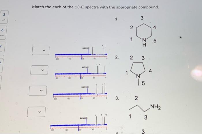 Solved One peak for each DIFFERENT C atom. b) Multiplicity; | Chegg.com