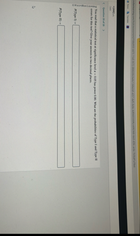 Solved NewsIraviate ﻿1442pbก1800Question 18 ﻿of 18You read | Chegg.com