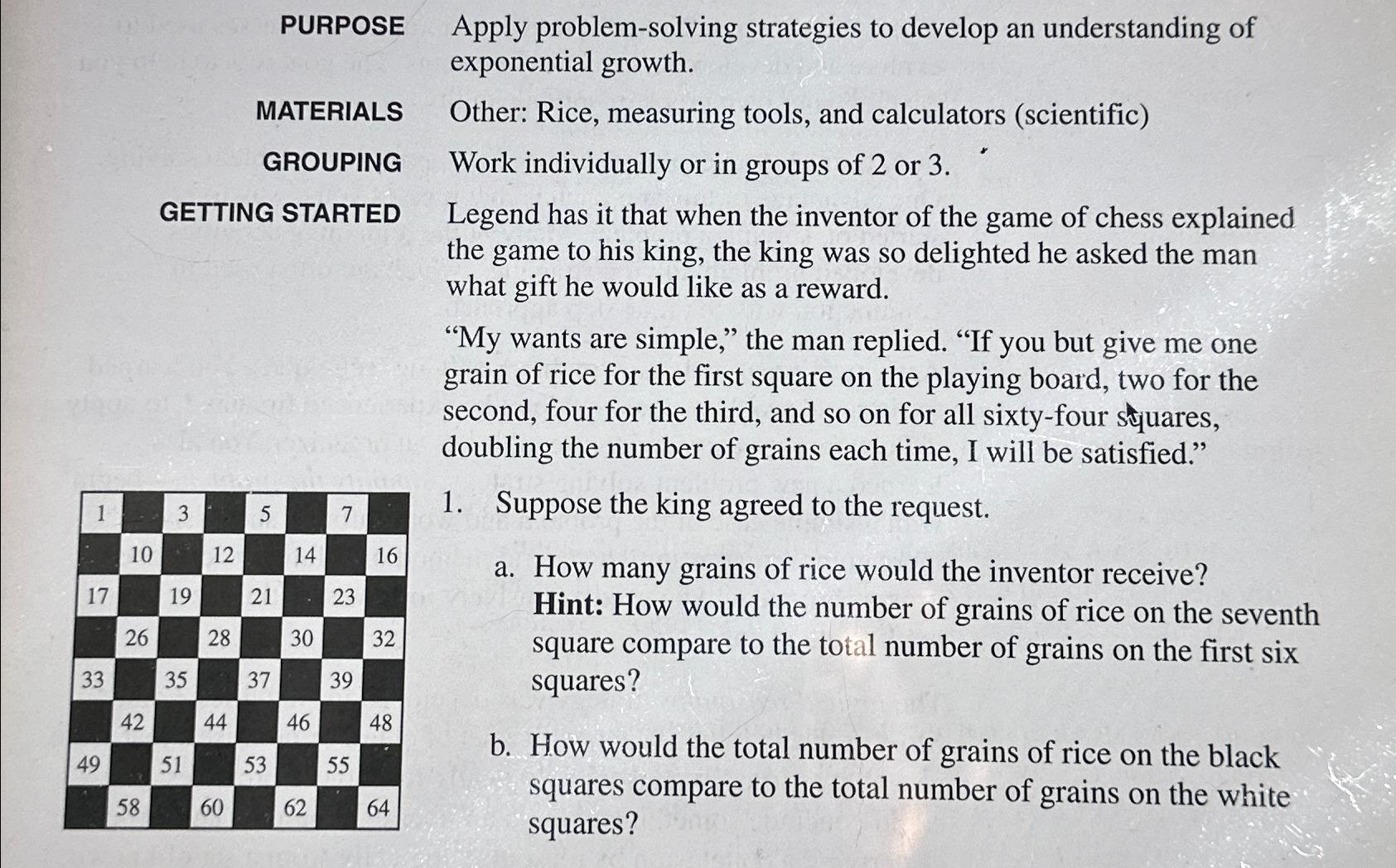Solved PURPOSE Apply problem-solving strategies to develop | Chegg.com
