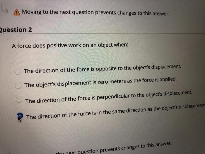 Solved A Moving to the next question prevents changes to | Chegg.com