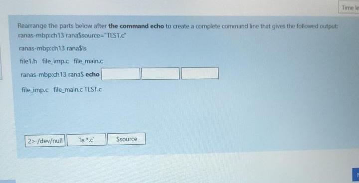 Solved Unixlinux Fill The Blanks With The Correct Answers 