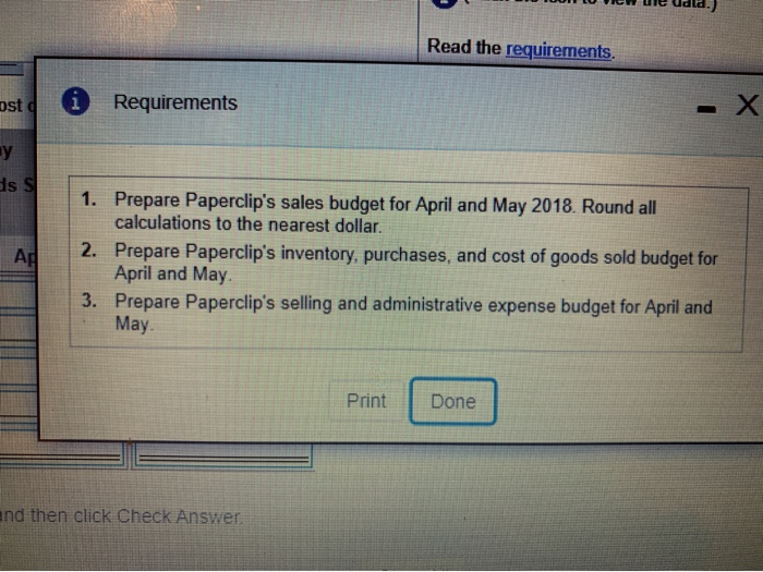 Solved P22-42A (similar to) Data Table Paperclip Office | Chegg.com