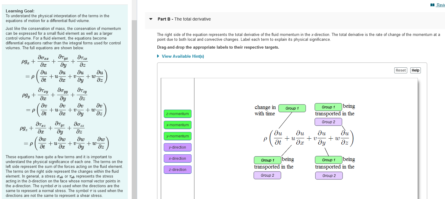 Solved Learning Goal:To understand the physical | Chegg.com