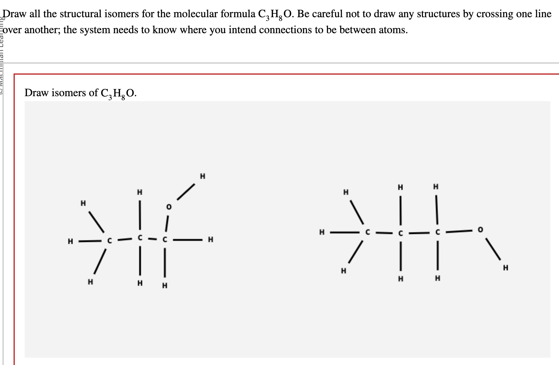 Solved ?2 ﻿Draw all the structural isomers for the molecular | Chegg.com