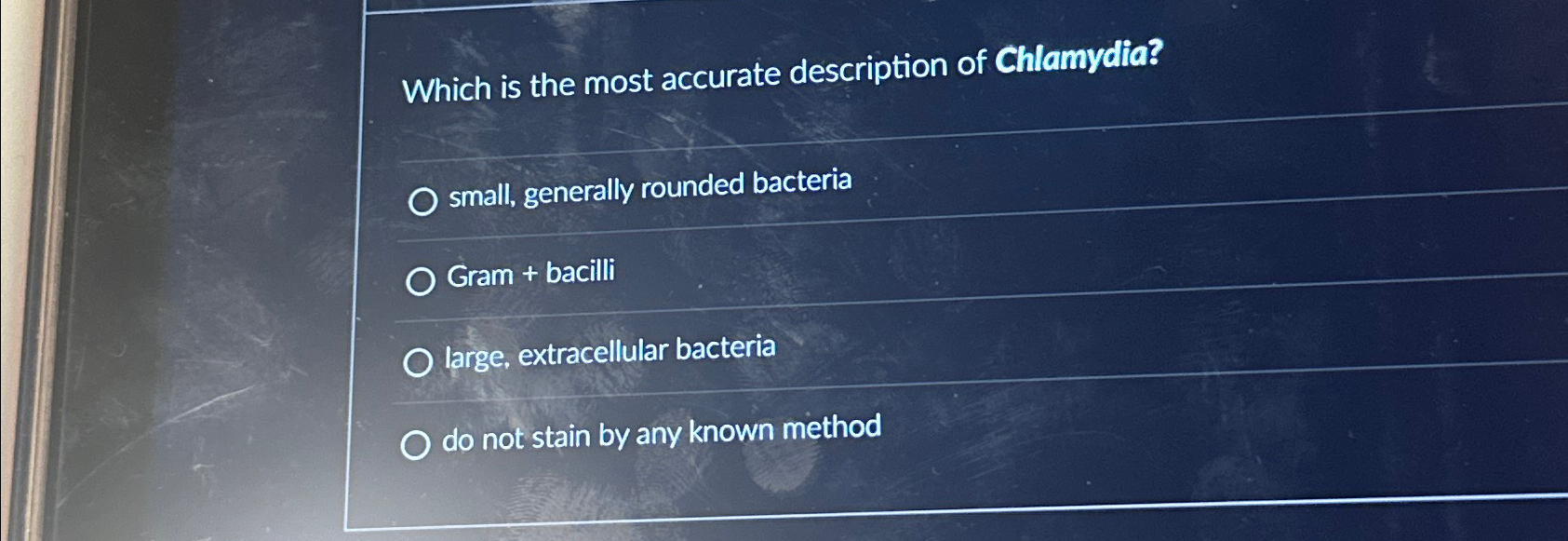 Solved Which is the most accurate description of | Chegg.com