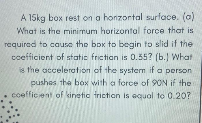 Solved !! DUE TOMORROW !! ANSWER IN GRESA (given, required, | Chegg.com