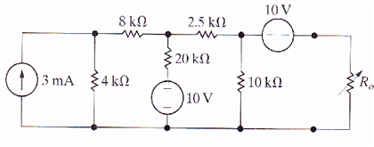 Solved The variable resistor in the circuit is adjusted for | Chegg.com