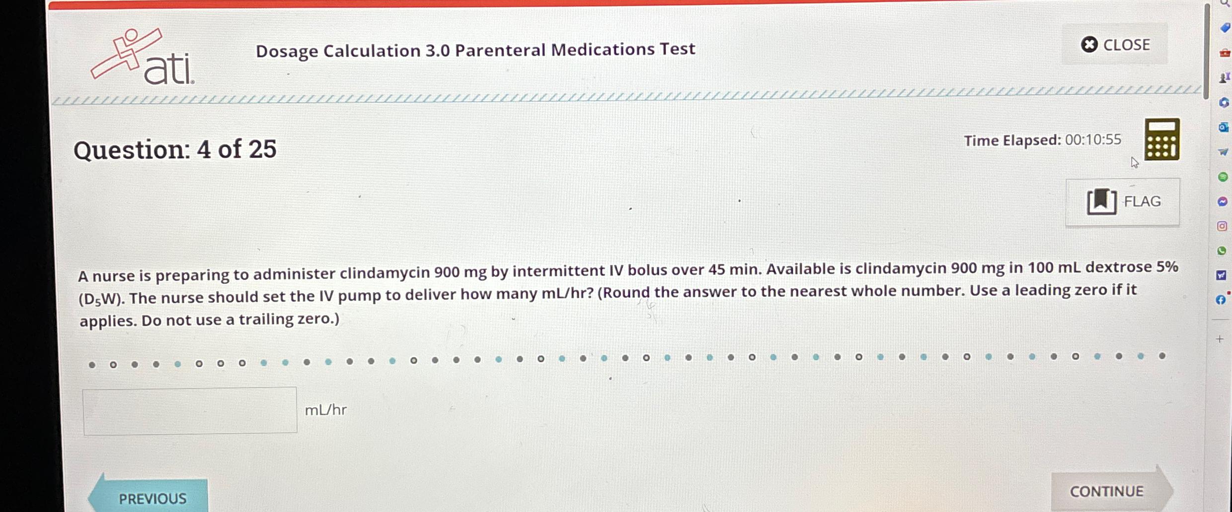 Solved Dosage Calculation 3.0 ﻿Parenteral Medications | Chegg.com