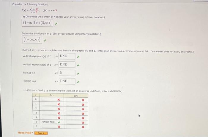 Solved Consider the following functions | Chegg.com