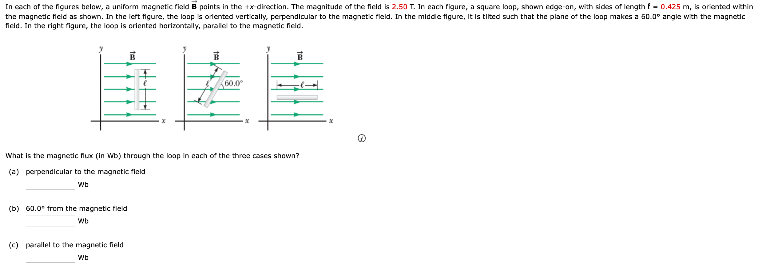 Solved field. In the right figure, the loop is oriented | Chegg.com