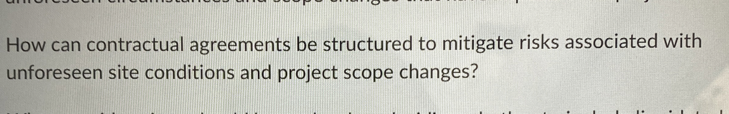 Solved How can contractual agreements be structured to | Chegg.com