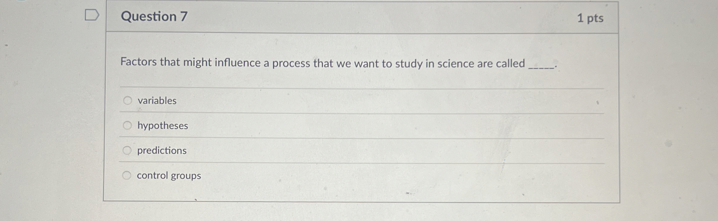 Solved Question 71 ﻿ptsFactors that might influence a | Chegg.com