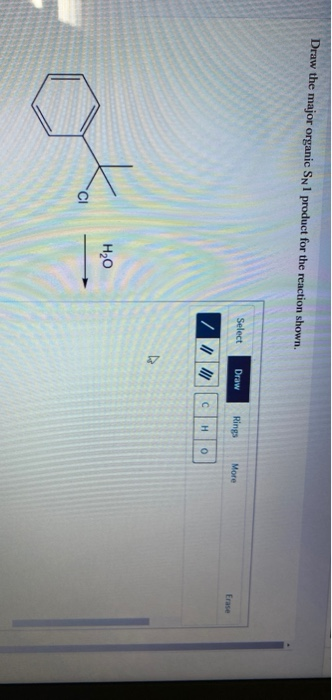 Solved Draw the major organic Snl product for the reaction | Chegg.com Solved Draw the major organic Snl product for the reaction | Chegg.com