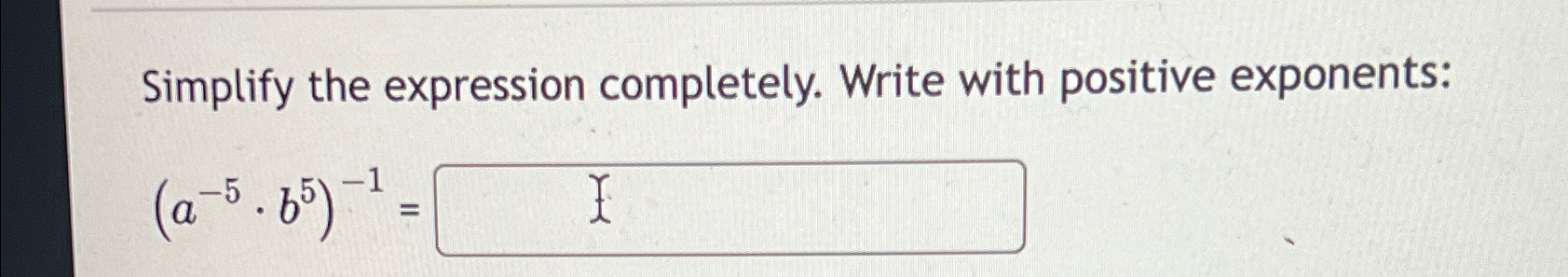 Solved Simplify the expression completely. Write with | Chegg.com