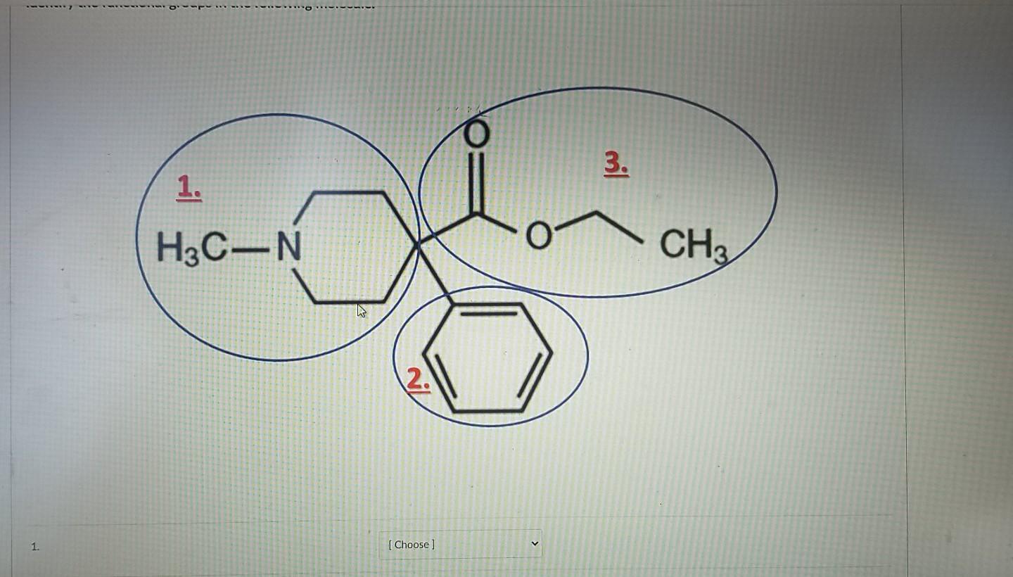 Solved 3. 1. H3C-N CH3 2. 1. [Choose ] | Chegg.com