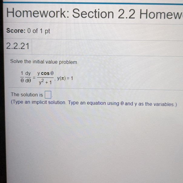 Solved Homework: Section 2.2 Homew Score: 0 of 1 pt 2.2.21 | Chegg.com