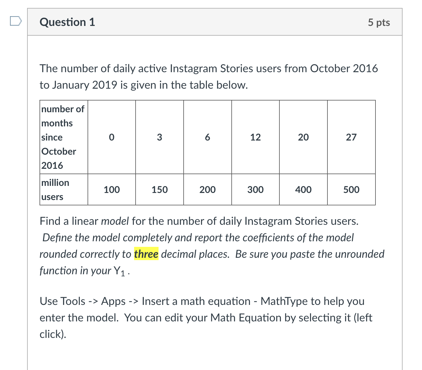 Solved Define the model completely and report the | Chegg.com