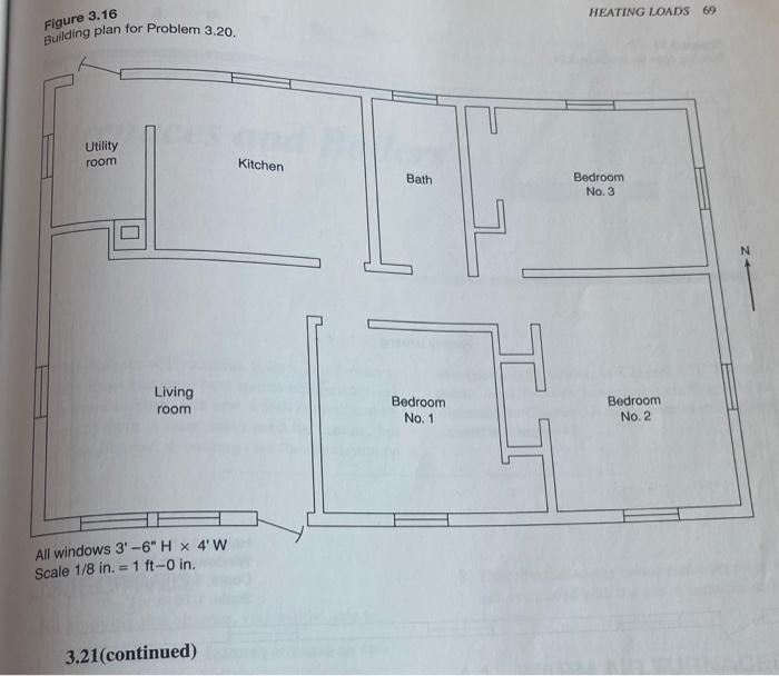 Solved 20 Calculate the individual room heating loads and | Chegg.com