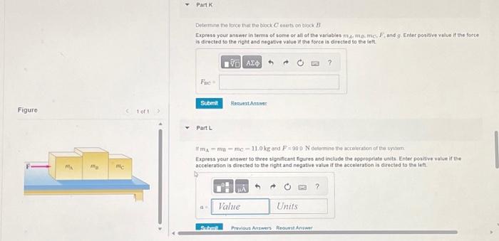 Solved Figure MA MB mc Y Part K Determine the | Chegg.com