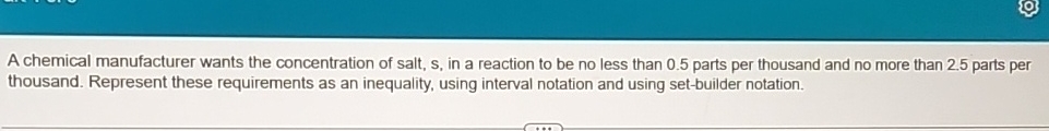 Solved A chemical manufacturer wants the concentration of | Chegg.com