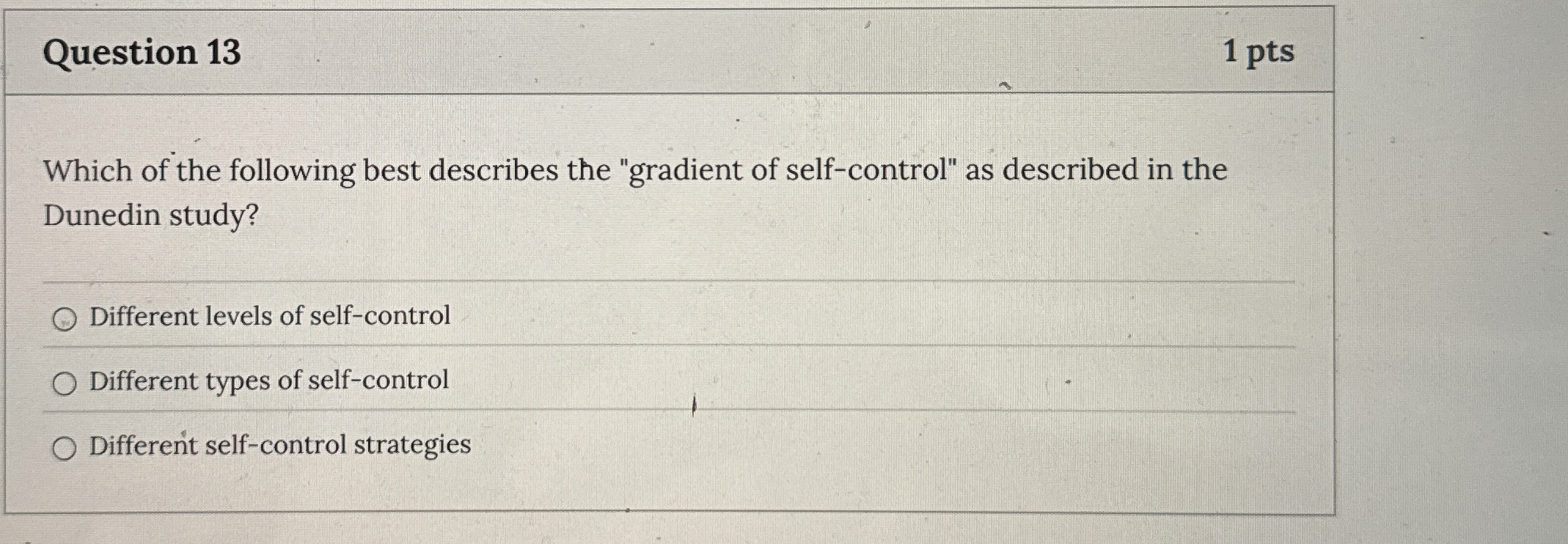 Solved Question 13Which of the following best describes the | Chegg.com