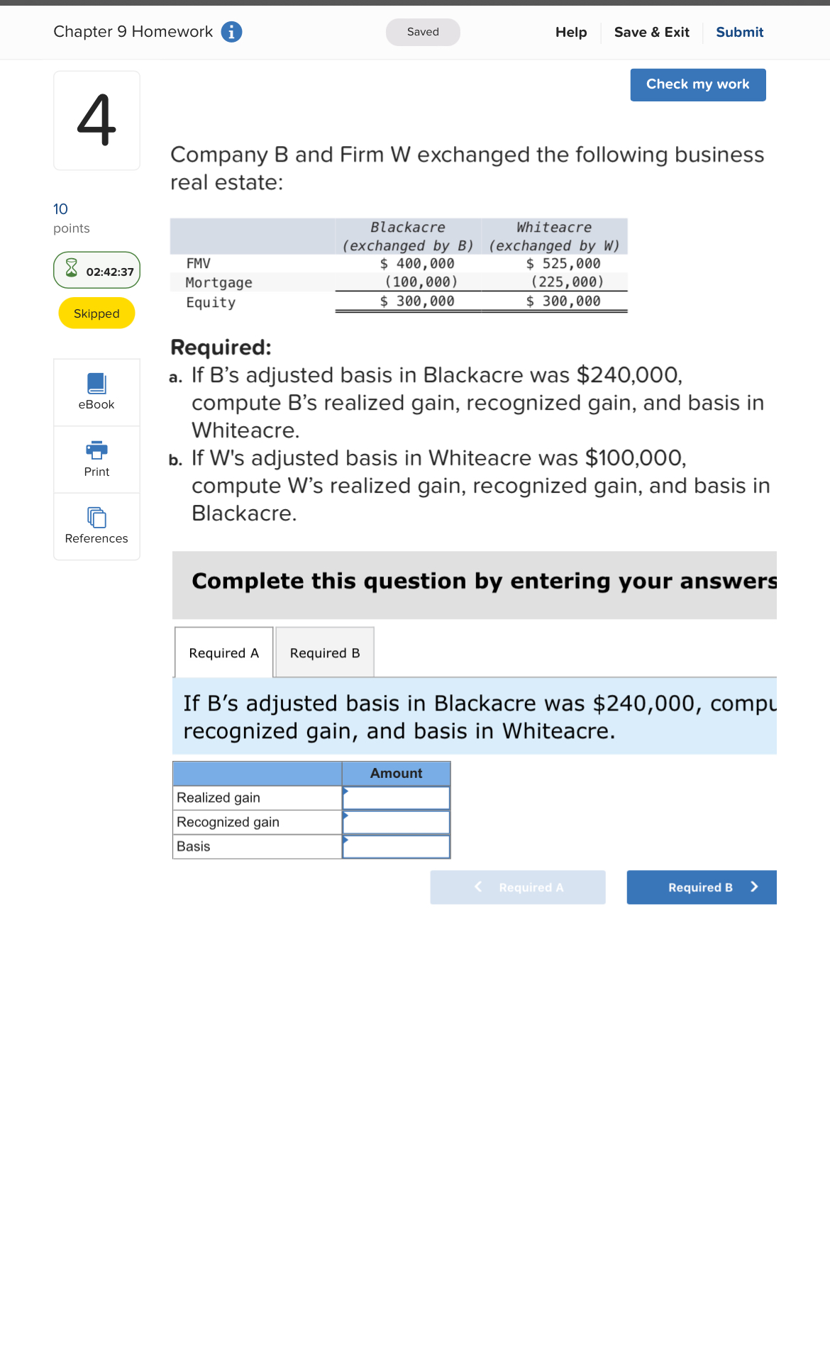 Solved Chapter 9 ﻿HomeworkHelpSave & | Chegg.com