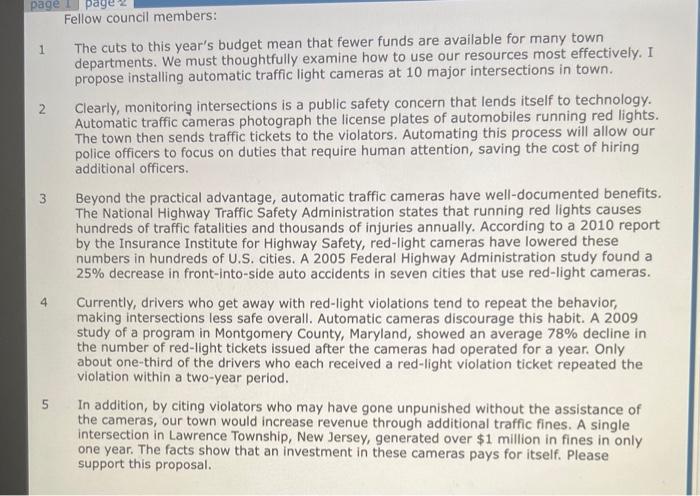 Read - On the page 2 tab above, you will read two | Chegg.com