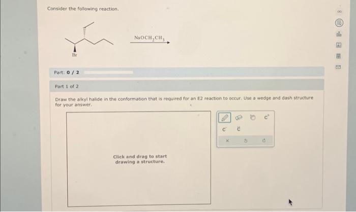 Solved Consider the following reaction. Draw the alkyl | Chegg.com