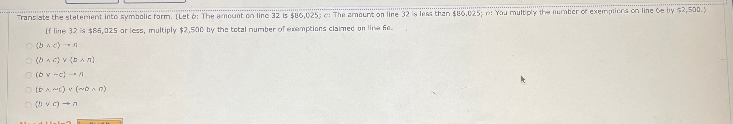 Solved Translate the statement into symbolic form. (Let b: | Chegg.com
