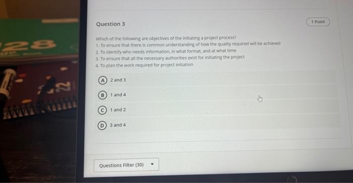 Solved Which of the foliowing are objectives of the | Chegg.com