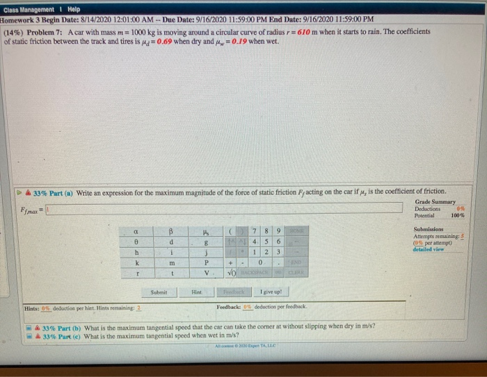 Solved Class Management | Help Homework 3 Begin Date: | Chegg.com Solved Class Management | Help Homework 3 Begin Date: | Chegg.com