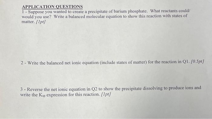 Solved APPLICATION QUESTIONS 1 - Suppose you wanted to | Chegg.com