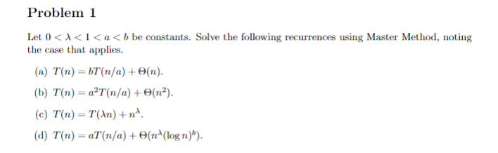 Solved Problem 1Let | Chegg.com