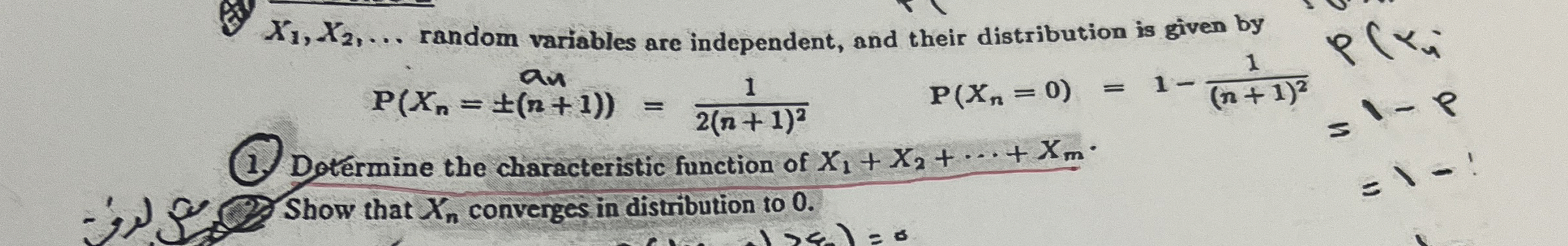Solved x1,x2,dots random variables are independent, and | Chegg.com